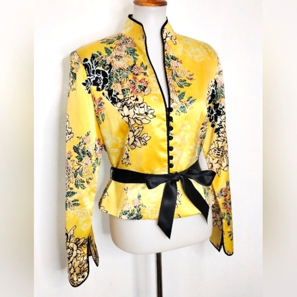 JS Collections | Jackets & Coats | Js Collections Asian Silk Jacket ...